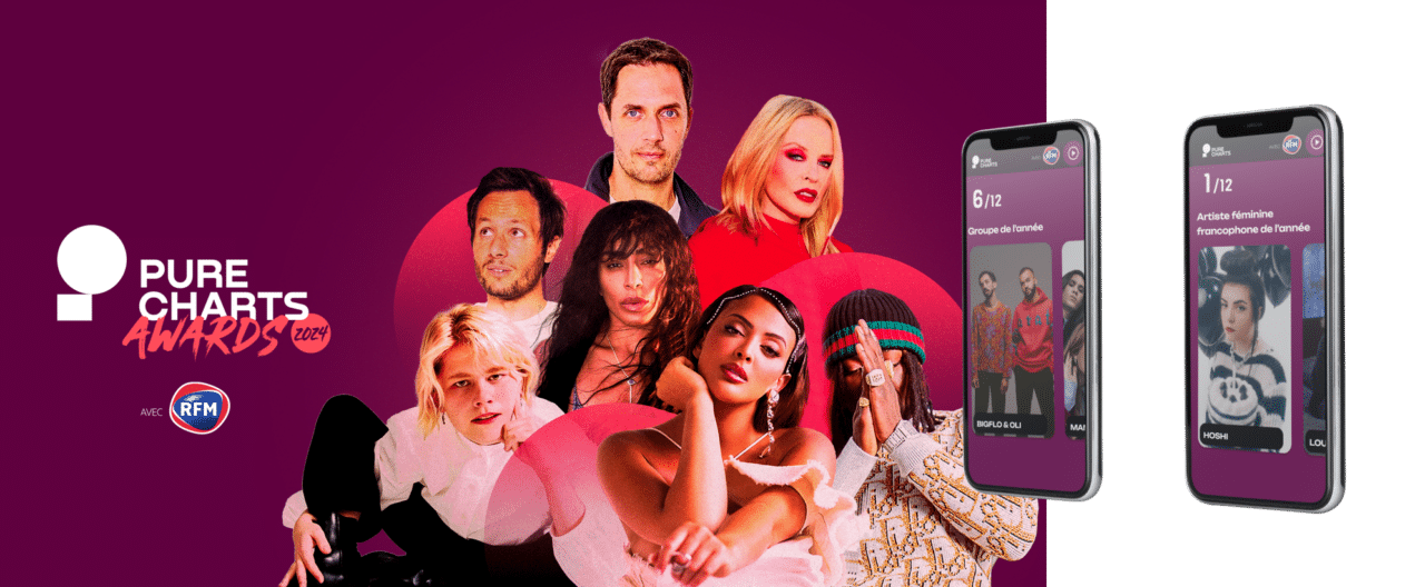 Retour des Purecharts Awards 2024, trophées musicaux 100% digitaux, en partenariat avec RFM ...